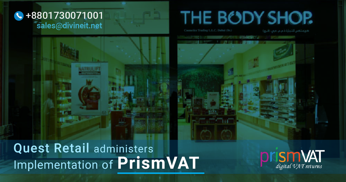 Quest Retail Pvt Ltd.(The Body Shop) signs PrismVAT as their VAT management system - Divine IT ...
