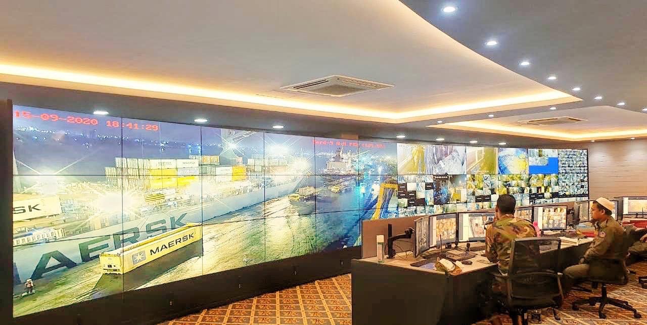 Hightech CCTV Command & Control Center of CPA - Divine IT Limited